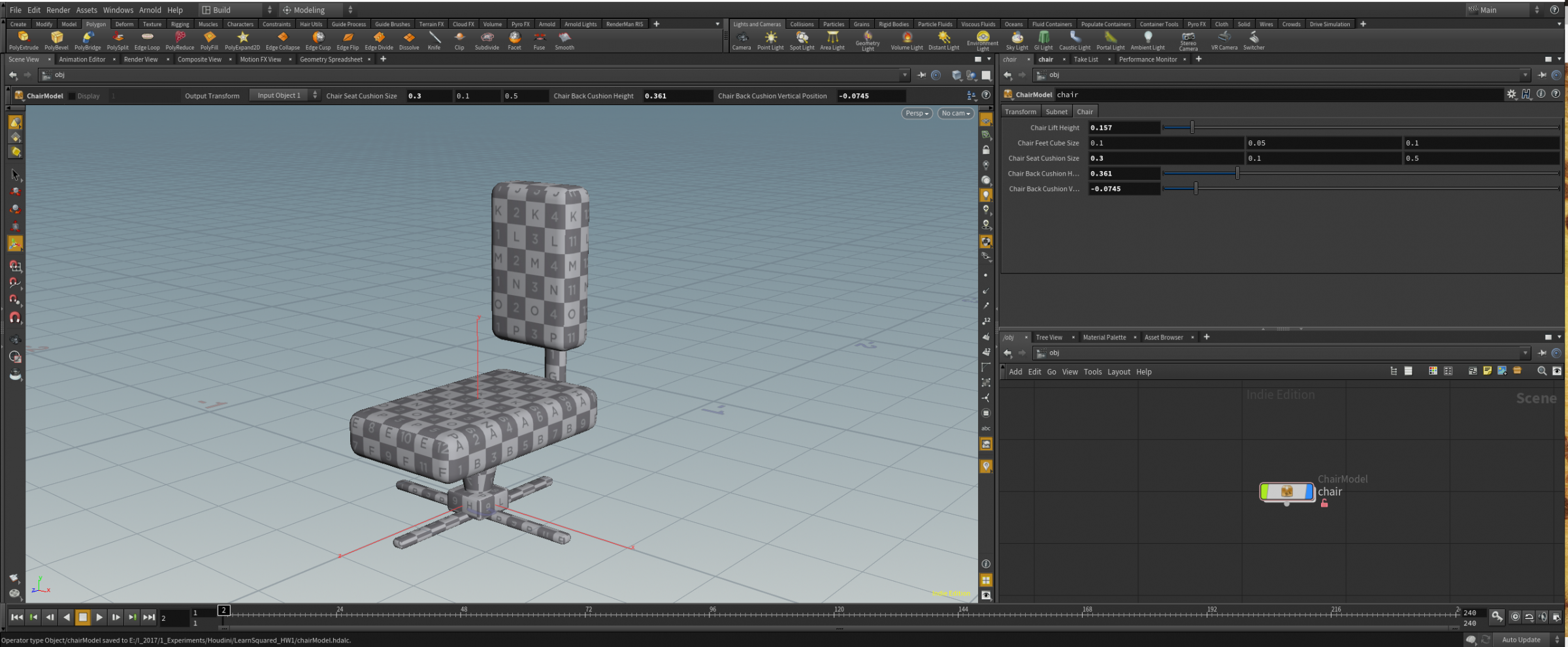 Student Work for Core Concepts in Houdini Procedural Foundations | Learn Squared