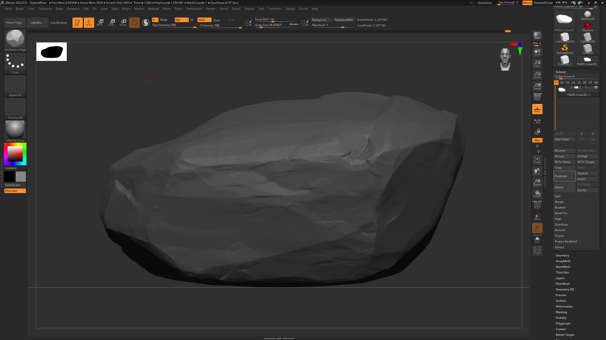 Brady Thomas - Creating Rocks | Lesson 1 Homework | Learn Squared