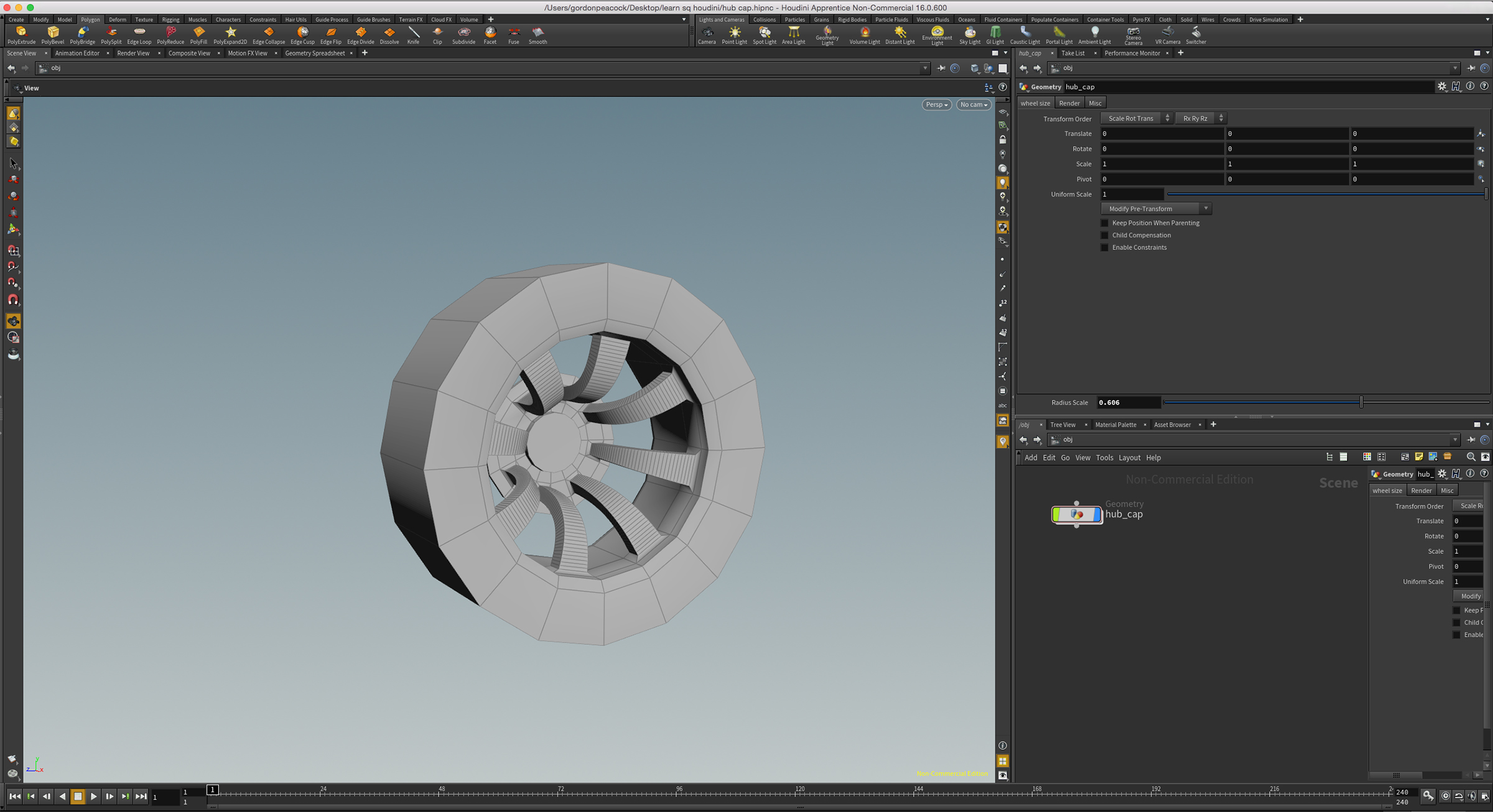 Student Work for Core Concepts in Houdini Procedural Foundations | Learn Squared