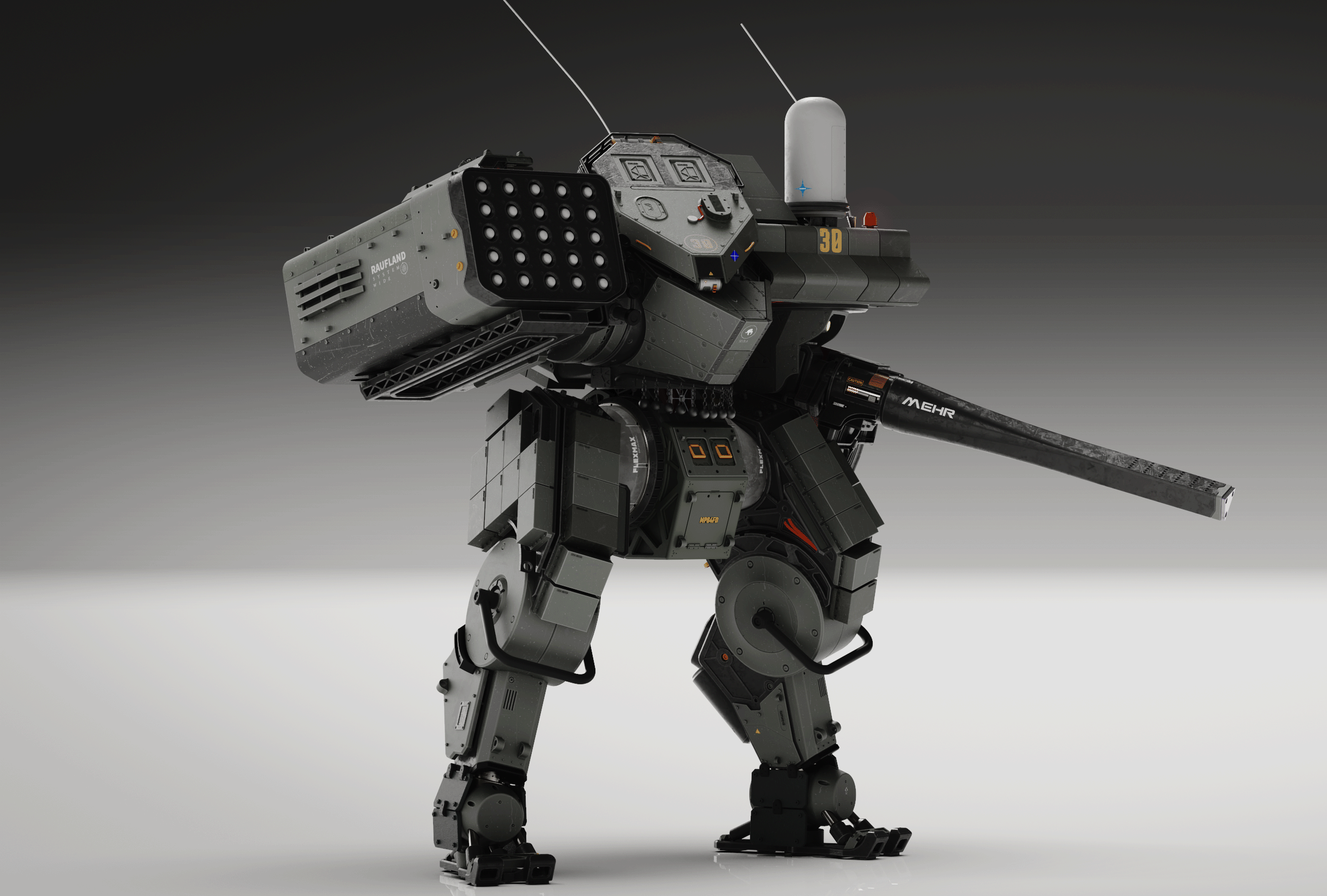 Texturing Leopard Seal Mech | Lesson 3 Homework | Learn Squared